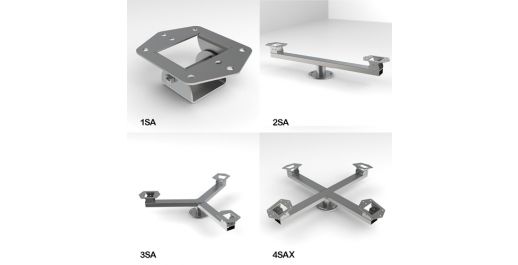 Fixed Camera Pole Top Mounts | WEC CCTV