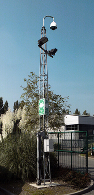 Camera Poles gallery | WEC CCTV Towers, CCTV Poles, CCTV Columns