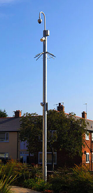 Camera Poles gallery | WEC CCTV Towers, CCTV Poles, CCTV Columns
