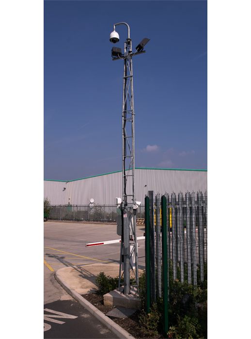 Tilt Over Lattice Tower | WEC CCTV