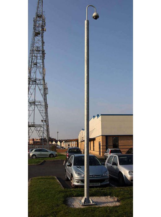 Fixed Tubular CCTV Column | WEC CCTV