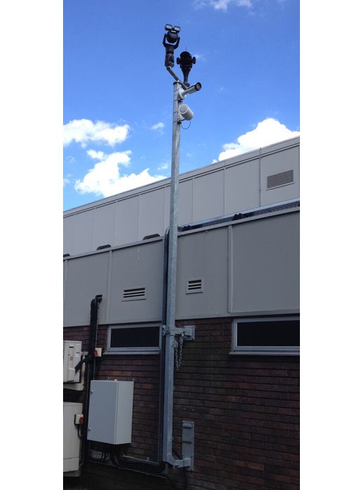 Tilting Wall Mounted CCTV Pole | WPTA Range | WEC CCTV