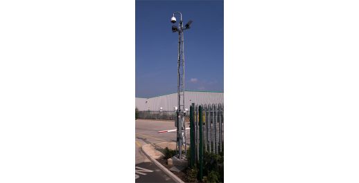 Tilt Over Lattice Tower | WEC CCTV