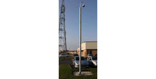 Fixed Tubular CCTV Column | WEC CCTV
