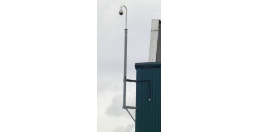 Square Corner CCTV Pole | CPB Range | WEC CCTV