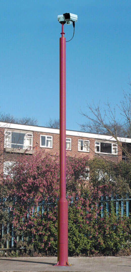 Tubular and Square CCTV Poles and Columns | WEC CCTV
