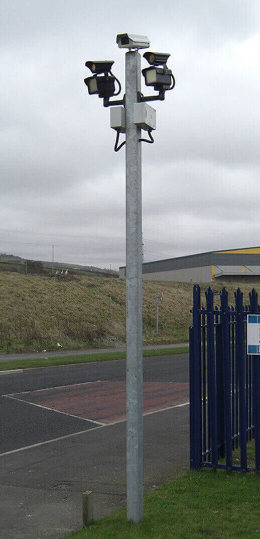 Square CCTV Columns | WEC CCTV