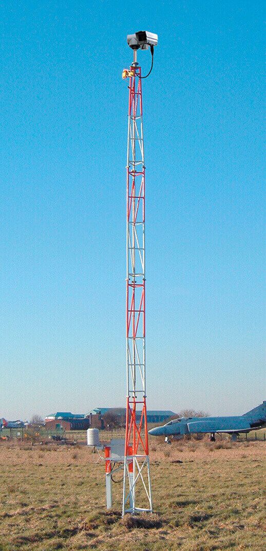 Fixed & Tilt-Over Lattice Camera Towers | WEC CCTV