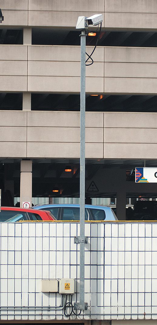 Wall and Corner CCTV Poles | WEC Camera Mounting Solutions